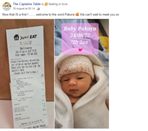 Baby Pakora: An infant named after a dish in Pakistan