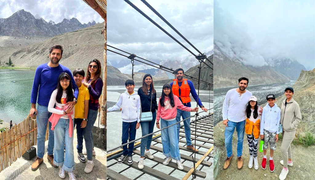 Sunita Marshall vacationing with her family in Hunza