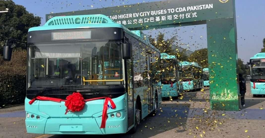 New Electric Buses in Islamabad: Routes, Stops and Timings Update