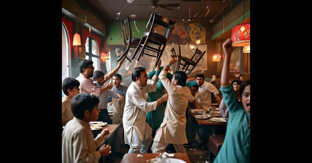 DHA Restaurant Fight: Elite Families Fight Over Chair, Captured on Video