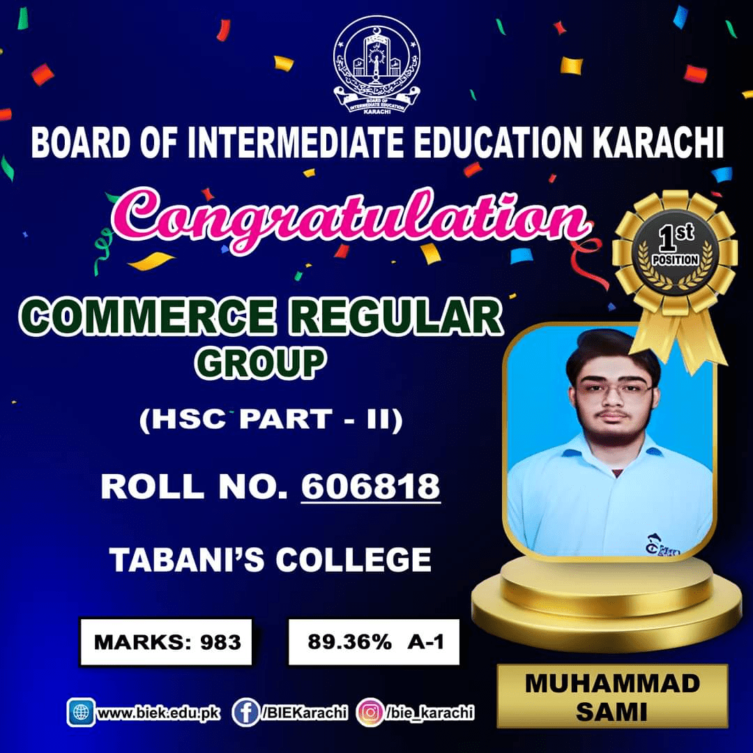 HSC Part 2 Commerce Result 2024 BIEK Karachi Announced: Check Results ...