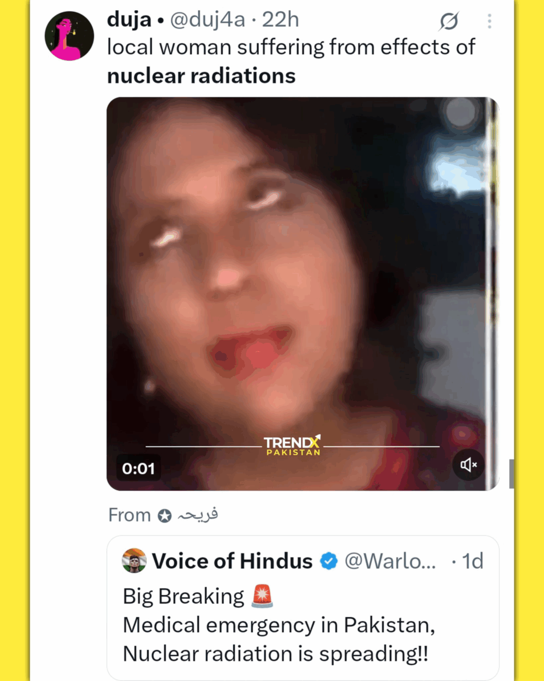 Nuclear Radiation Pakistan Memes Go Viral Amid Rumors of Pakistan ...