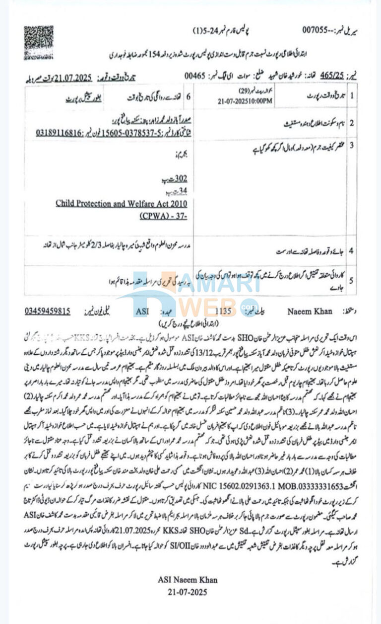 Swat Madrasa Torture Case: 9 More Arrested After Student’s Death ...