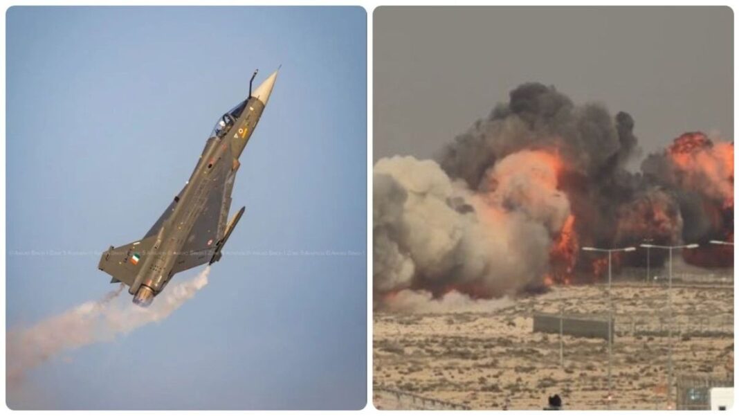 Indian Fighter Jet 'Tejas' Crashed During Demo in Dubai Airshow 2025